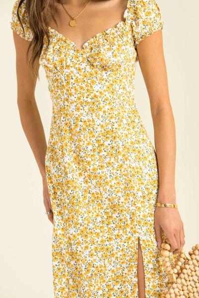Miranda Dress / Yellow – Sundae Muse